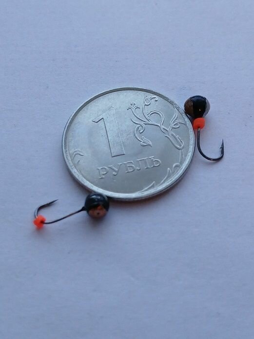 Зимняя рыболовная мормышка из точеного вольфрама. Дробинка 0.5 грамм 2 шт.