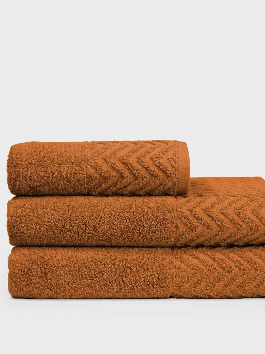 Полотенце Askona Home (Аскона) банное XL Blanc 90*150 пряная горчица