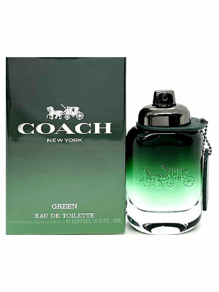 Туалетная вода Coach "Green", мужская, фруктово-цитрусовая, 100 мл