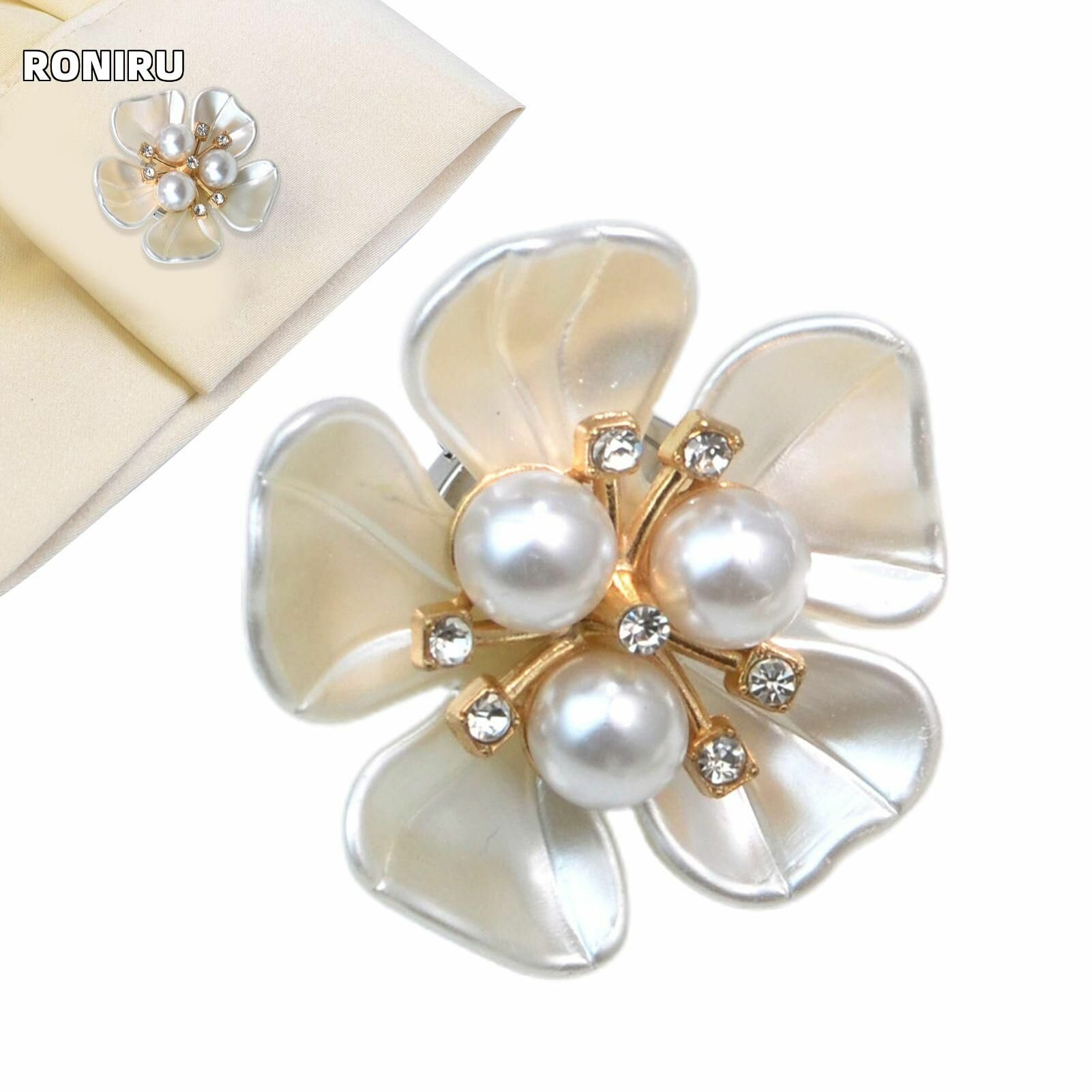 Чехол на пуговицу со стразами для рубашки и блузки, декоративная накладка и манжетная запонка из сплава для шитья и рукоделия, женский аксессуар, 1 шт