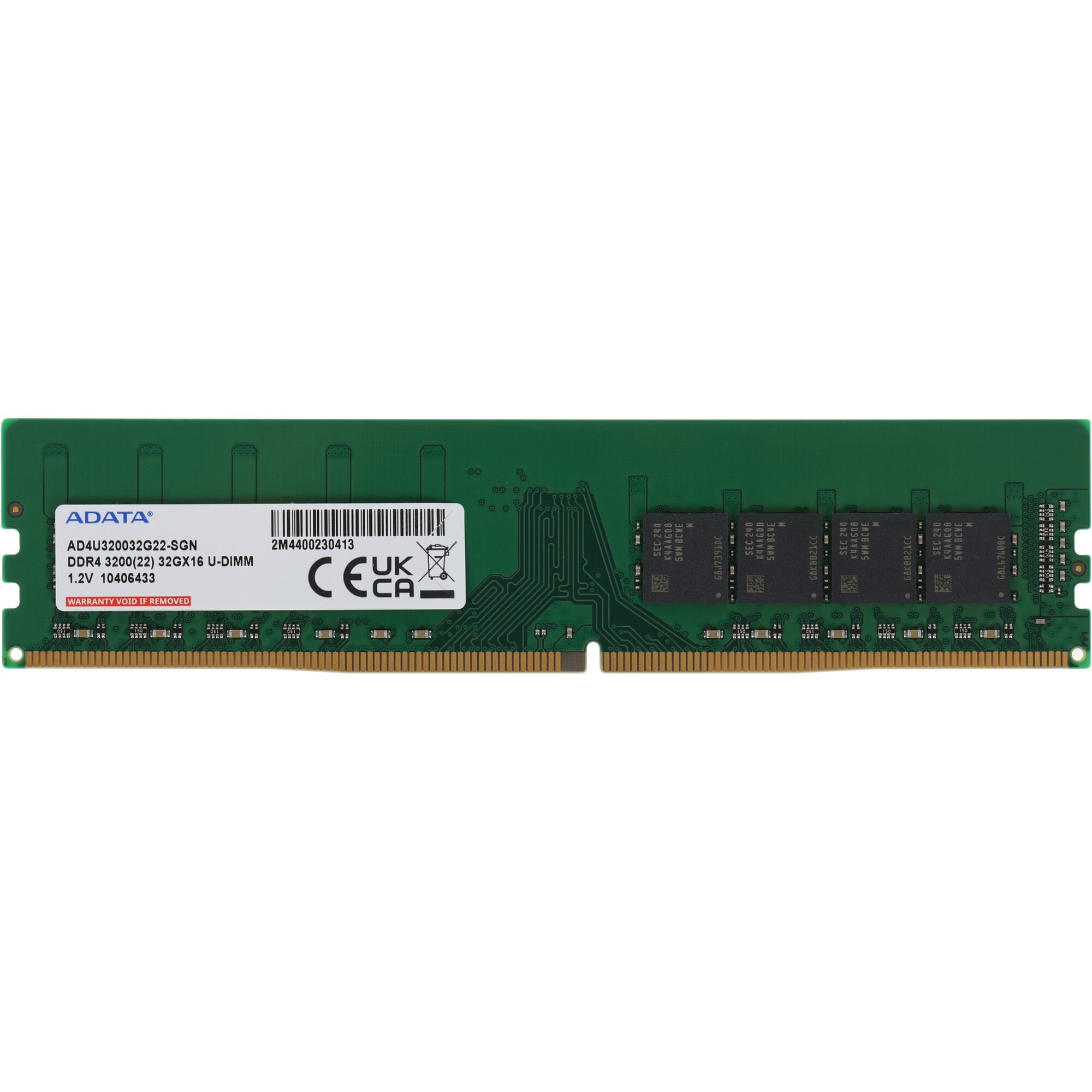 Память DDR4 32Gb 3200MHz A-Data AD4U320032G22-SGN Premier RTL
