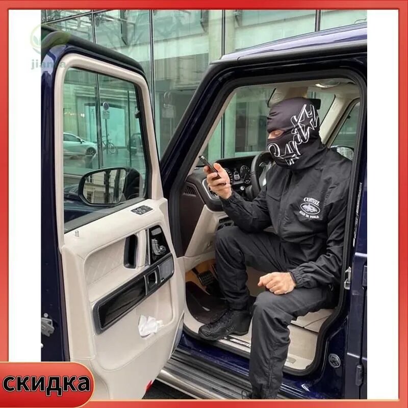 Балаклава шлем ski mask Cortiez black star зимняя защита для катания на лыжах и сноуборде — фото 1