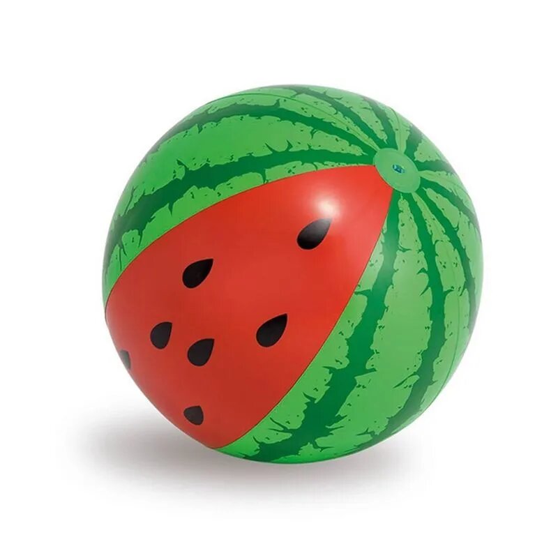 Intex Watermelon Ball Надувной пляжный мяч Арбуз 107 см для детей — фото 1