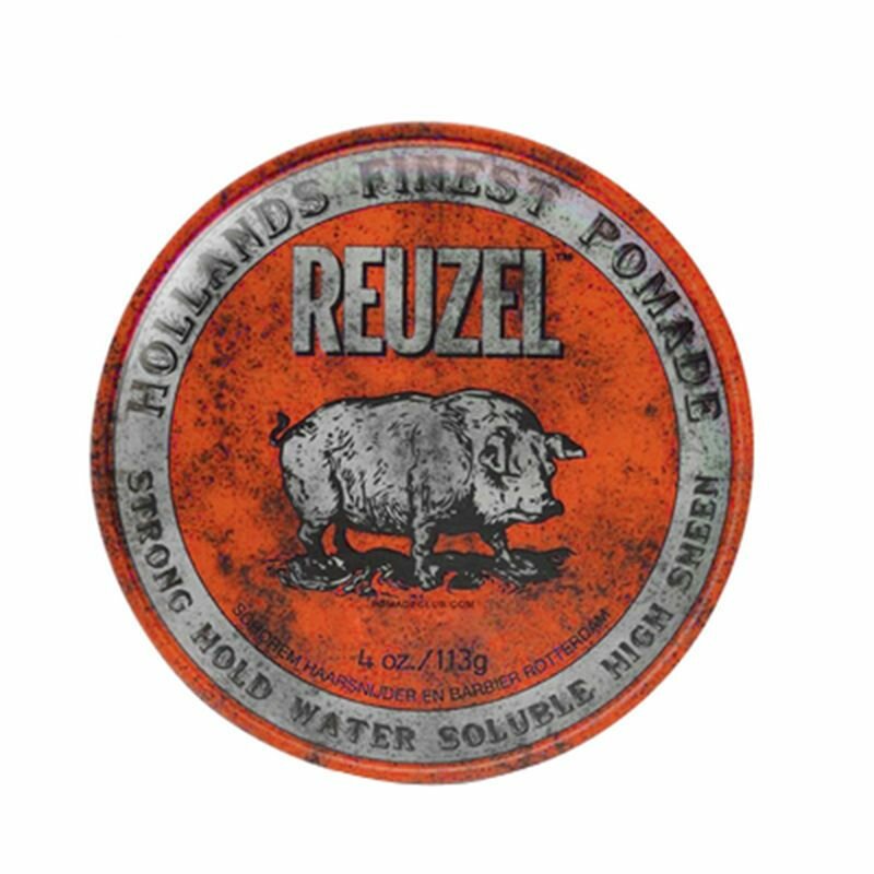 Воск для волос Reuzel Pomade Strong Hold Vintage Oil для мужчин, укладка на водной основе для прически с зачесанными назад волосами.