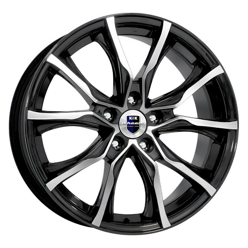 Колесный диск K&K Твист 7.5x17 5x100 ET45 D56.1 Алмаз черный