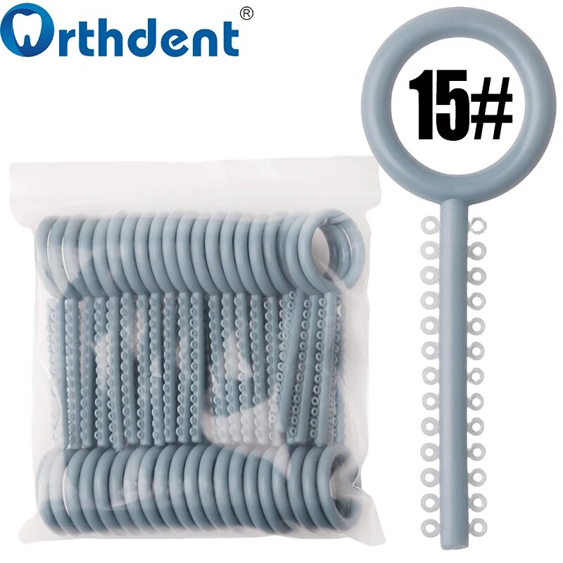 Ортодонтические лигатуры Orthdent, Color 15, 1040 шт.