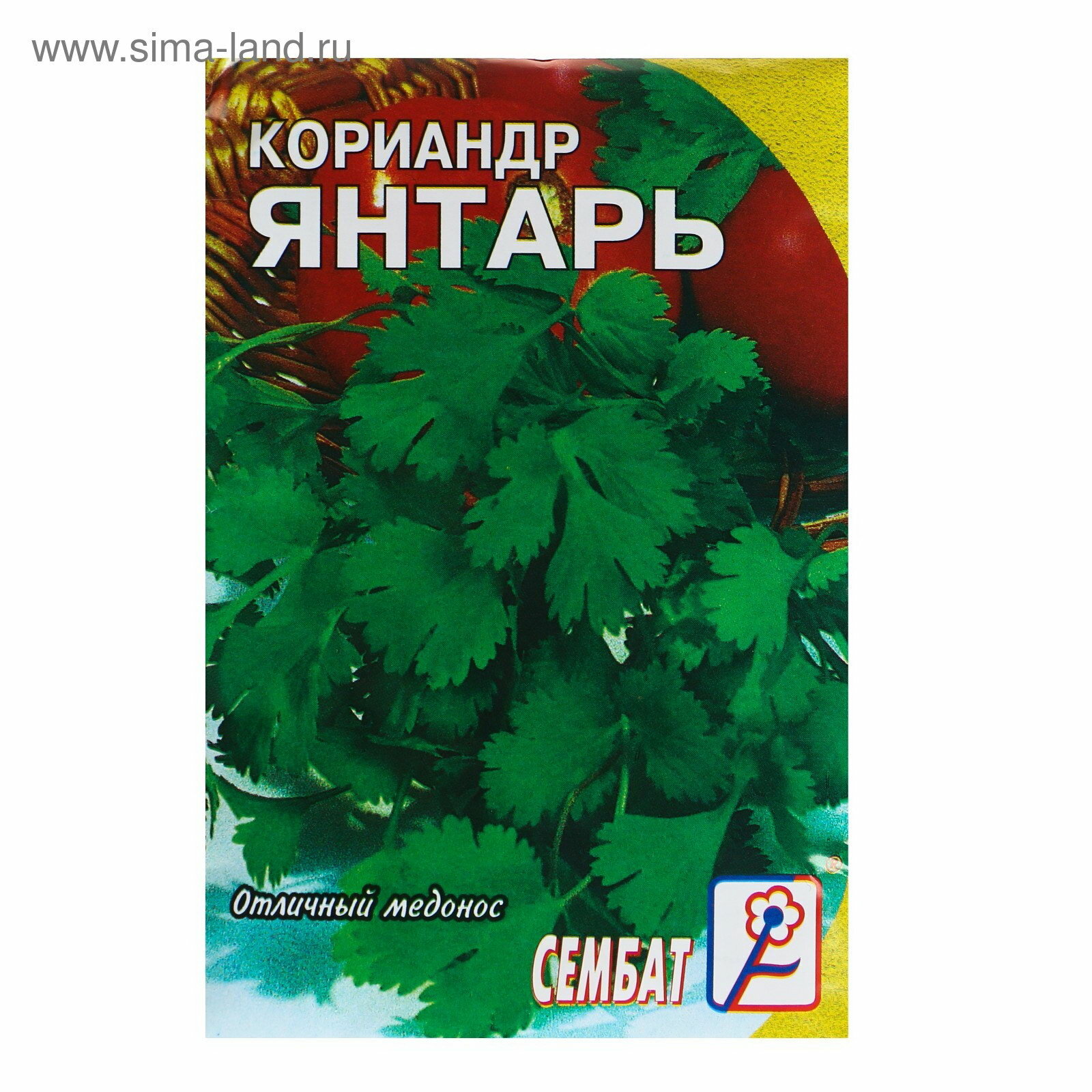Семена Кориандр "Янтарь", 5 г, посев (посадка) в грунт: август, 4 шт.