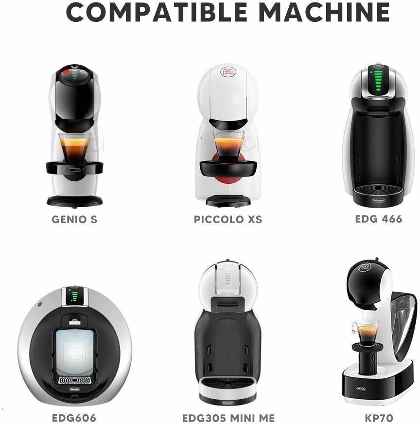 Адаптер №2 многоразовый для использования капсул Nespresso в кофемашинах Dolce Gusto