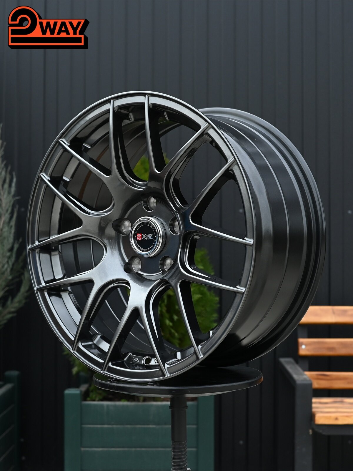 Taigiro Топ дизайн Колесный диск Литой R17 Диск Taigiro XXR 530 Стиль 8.25J ET35 5*114.3 Темный хром