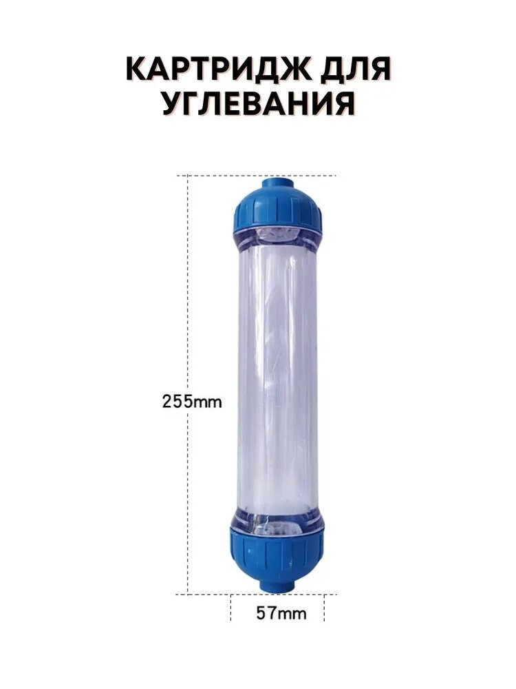 Картридж для углевания, фильтр для самогона