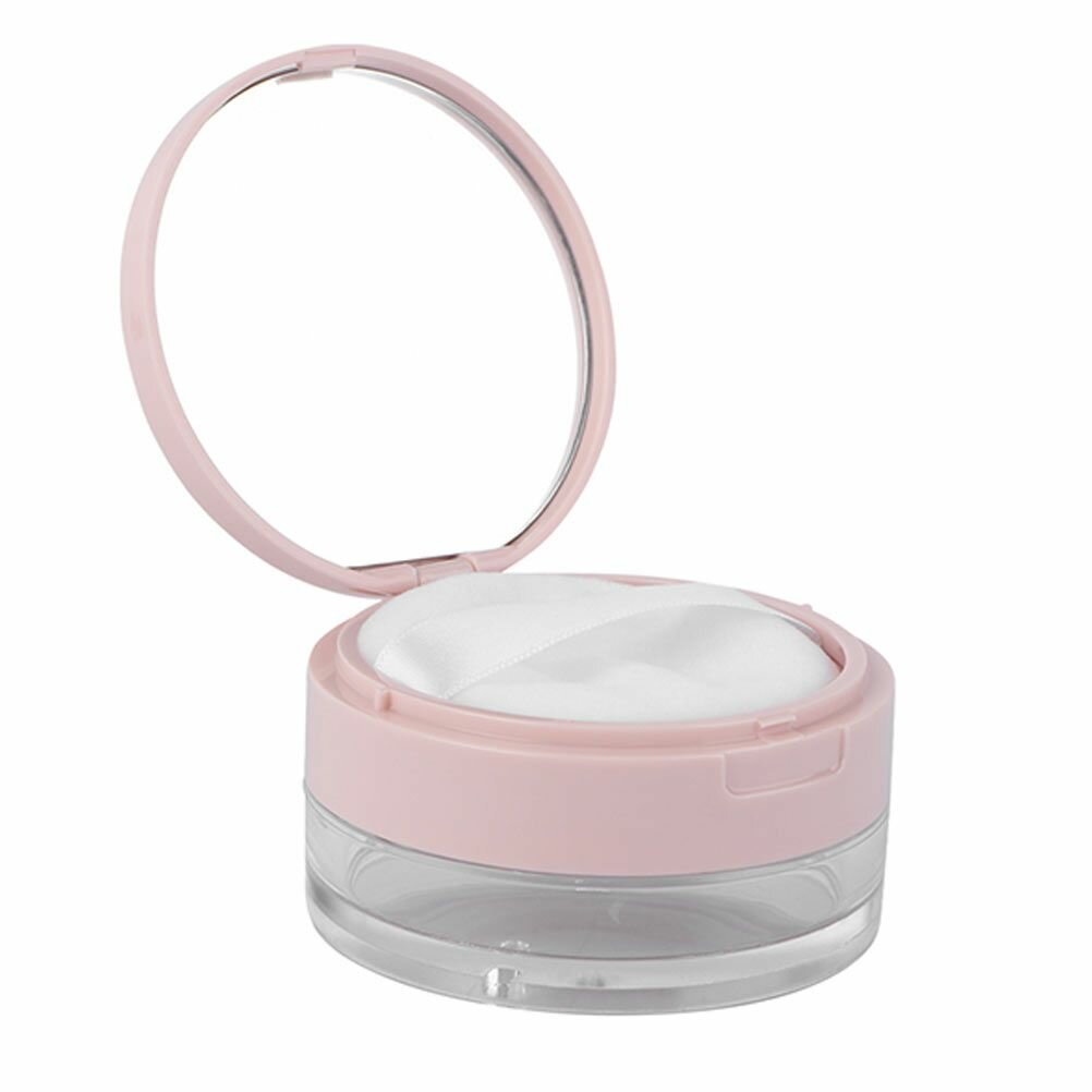 1 Набор Контейнеров Для Пудры, Пуховка, Для Перезаправки, Из Пс И Abs-Пластика