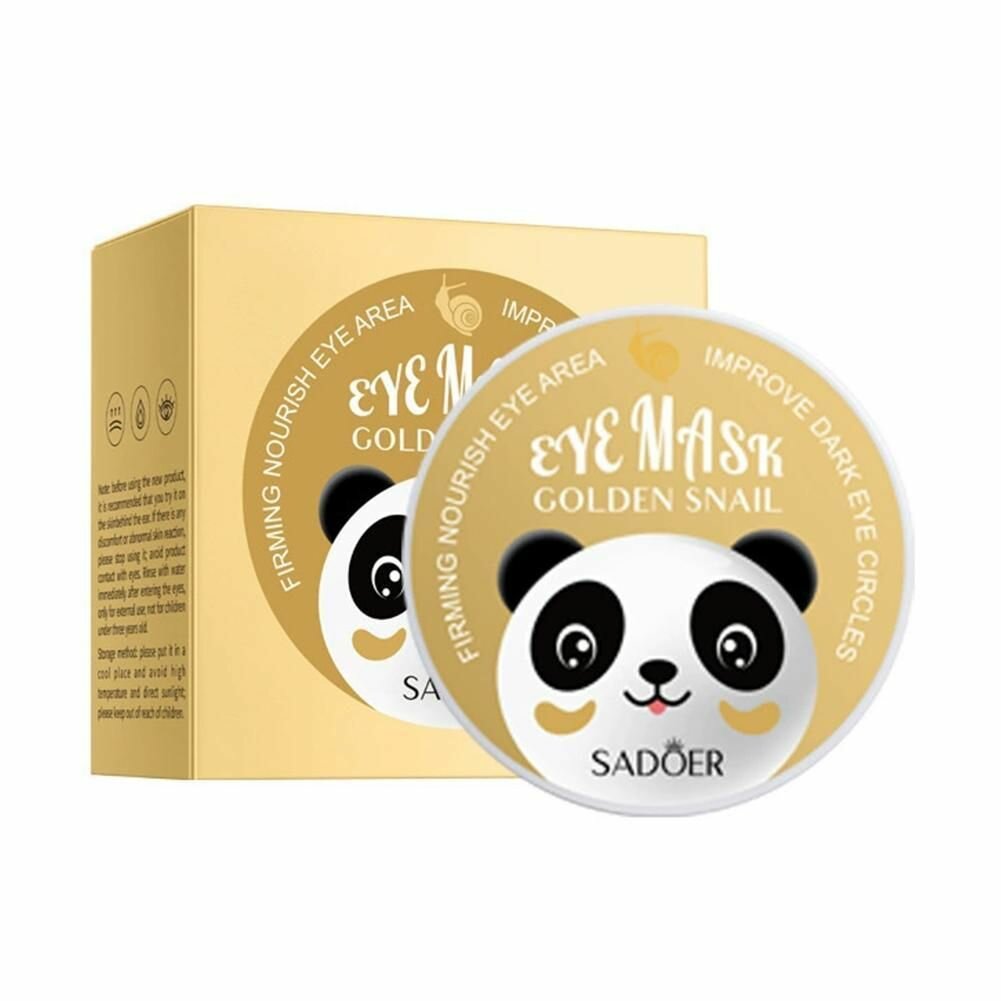 Гидрогелевые антивозрастные патчи для глаз от отеков, мешков и морщин Sadoer / Жидкие витаминные омолаживающие водорастворимые увлажняющие маски от синяков и темных кругов, уход с коллагеном для лица