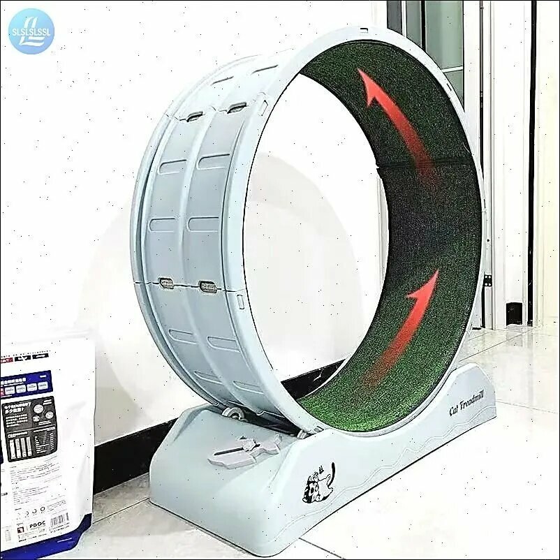 Беговое колесо для кошек и собак, 120 см, голубой 3J