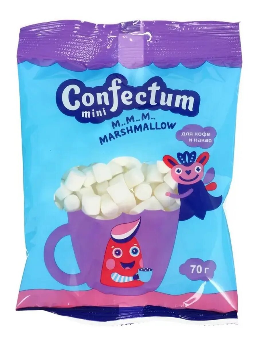 Мягкий ванильный зефир мини, 70 г