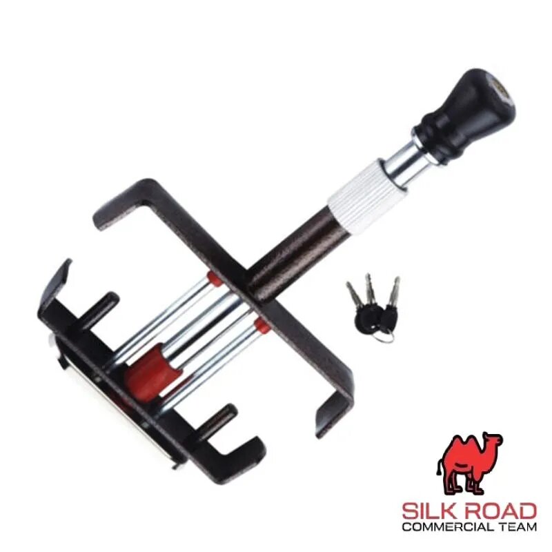 Автомобильный замок защиты от угона стальной универсальный для педалей