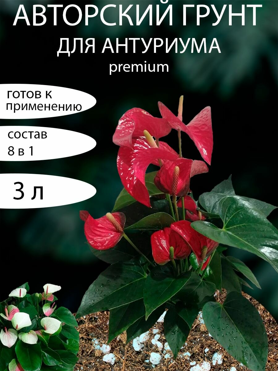 Грунт для Антуриума премиум 3 литра