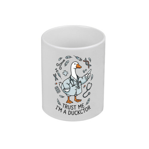 Кружка «trust me im a ducktor» (белый)