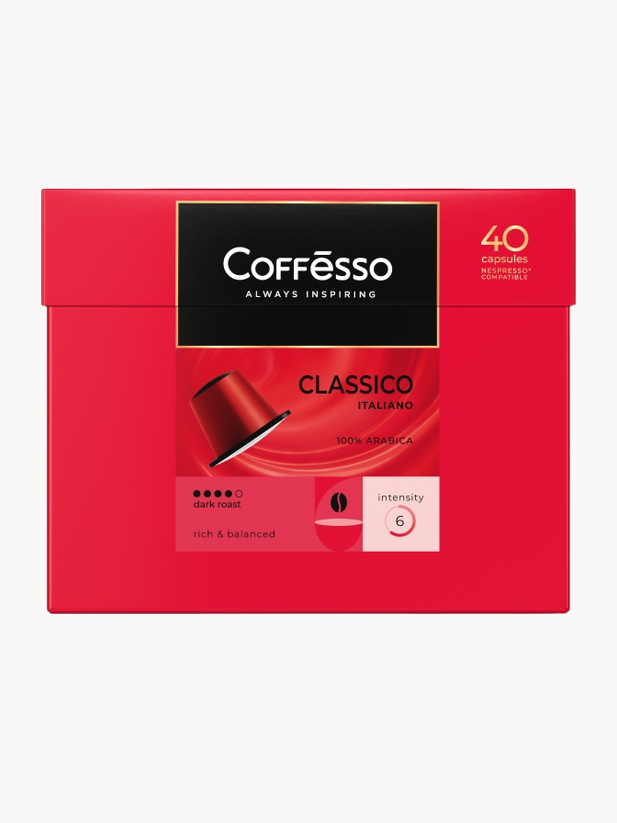 Кофе в капсулах Coffesso Classico Italiano, 40 капсул