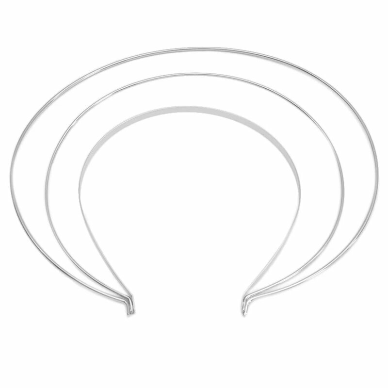 Металлические повязки для волос Silver
