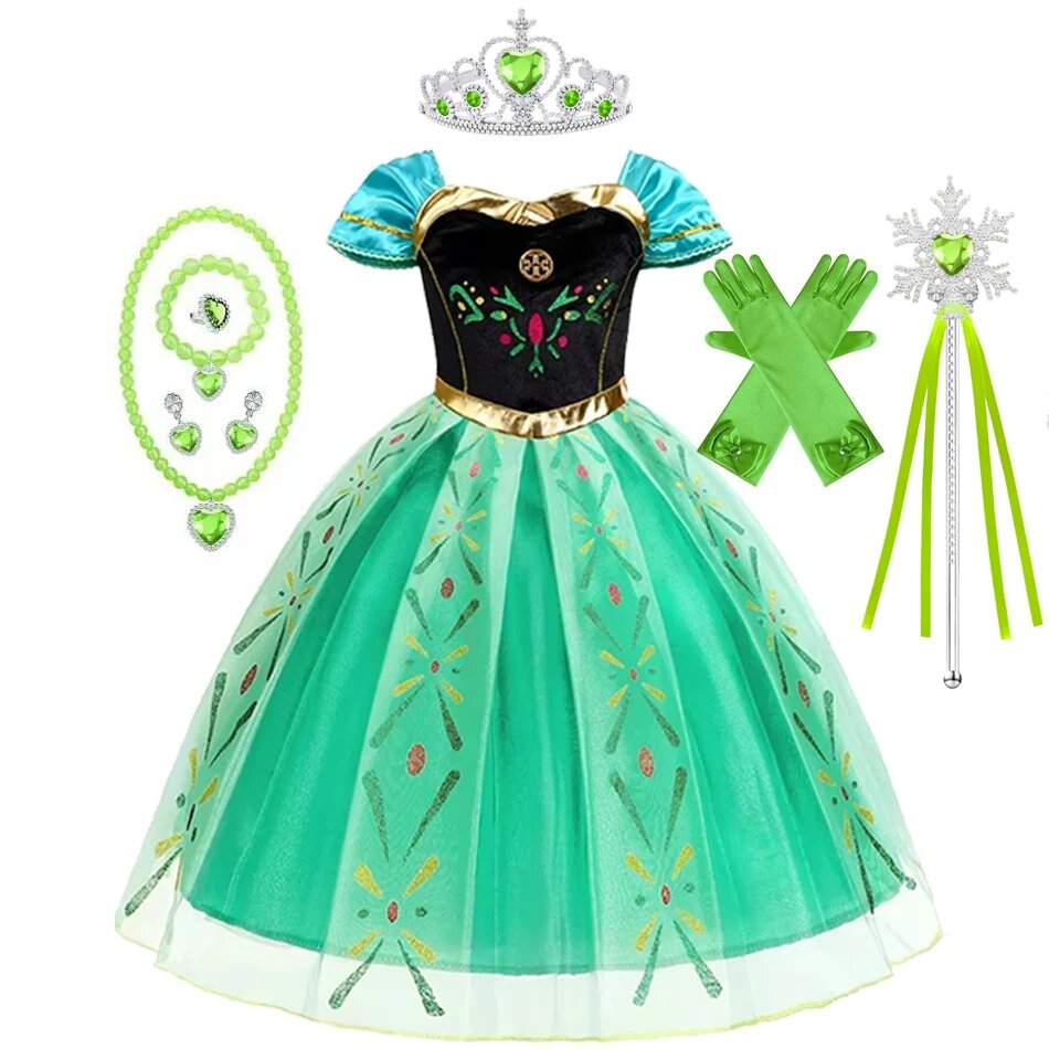 Платье Эльзы DreamParty для девочек 3-4T-Size 110, B3