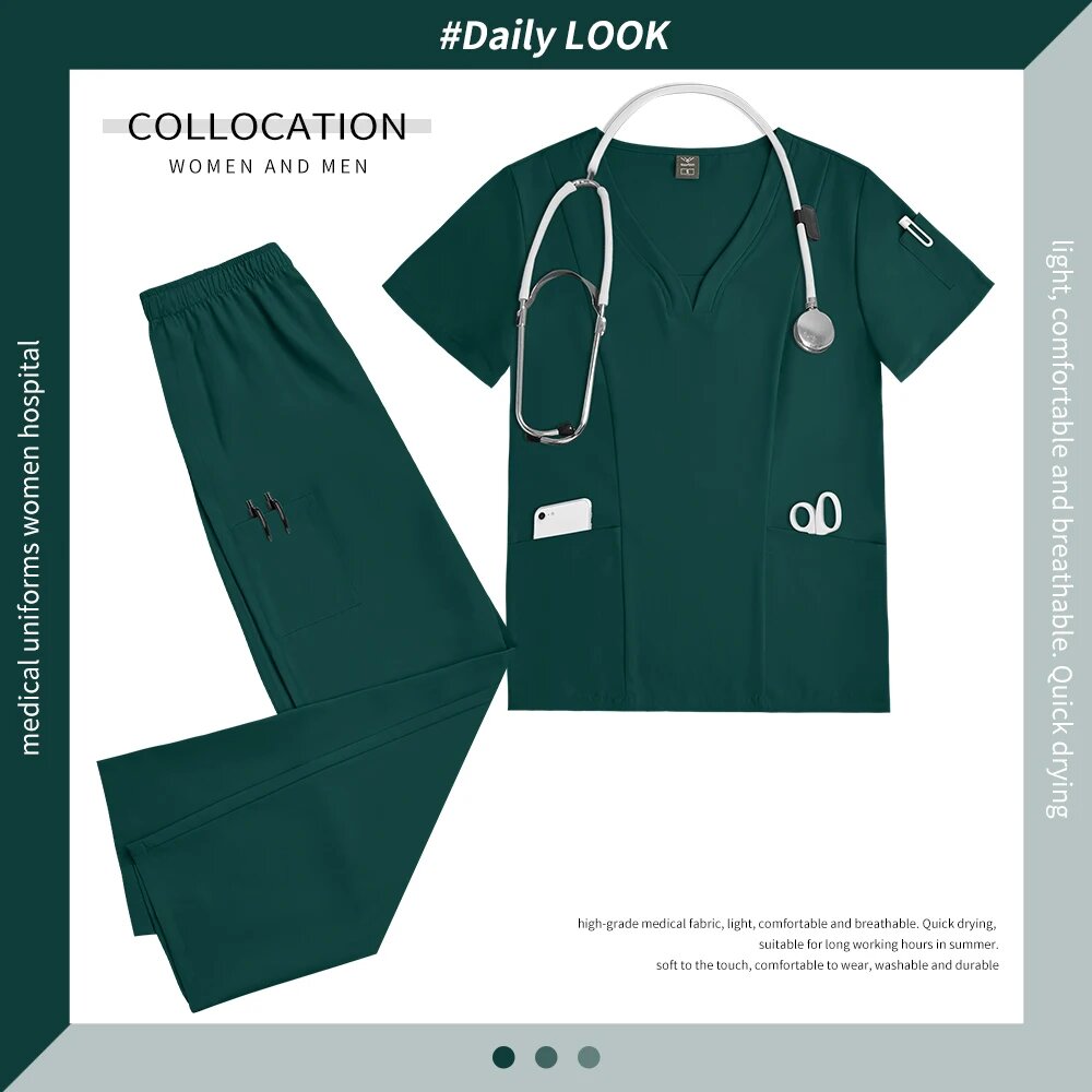 Больничная операционная, медицинская униформа, оптовая продажа, рабочий набор для домашних животных, медицинская спецодежда, принадлежности для медсестры, стоматологический хирургический костюм