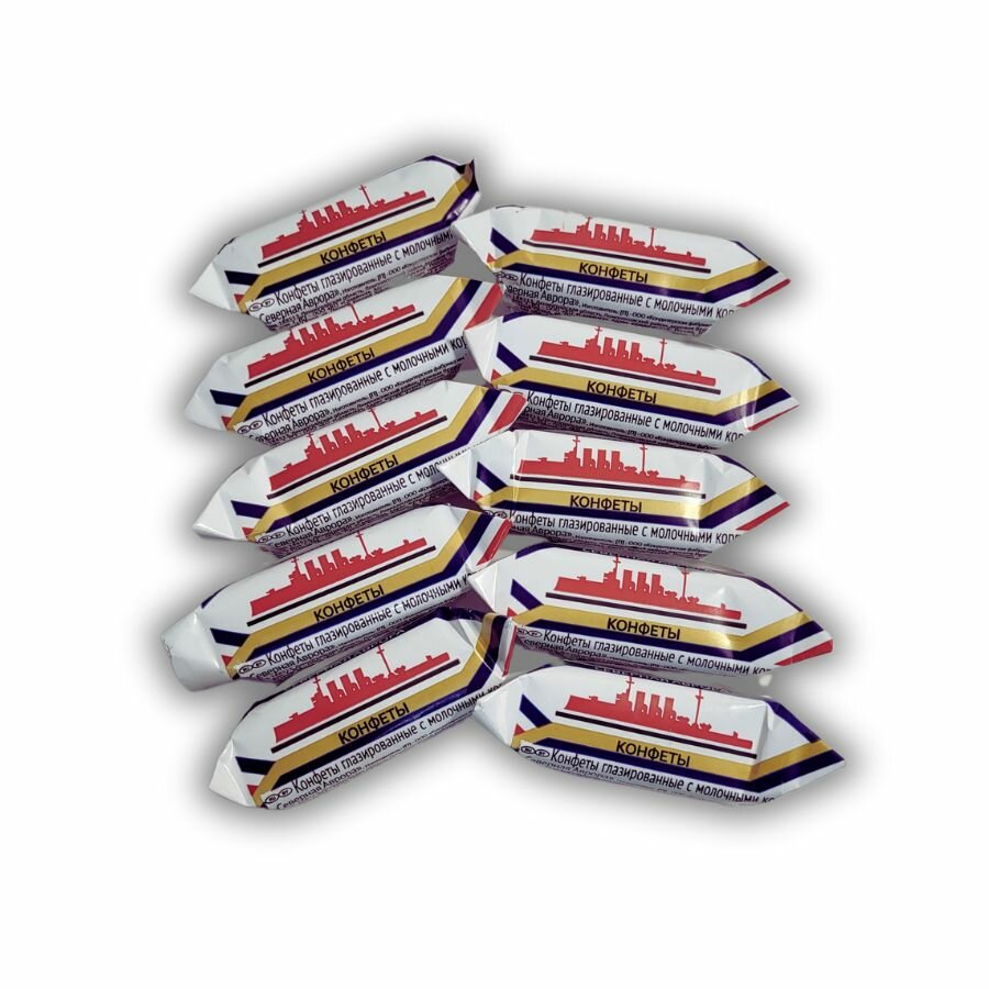 Конфеты Фабрика им. Крупской "Северная Аврора", шоколадные, с орехами, 1000 гр