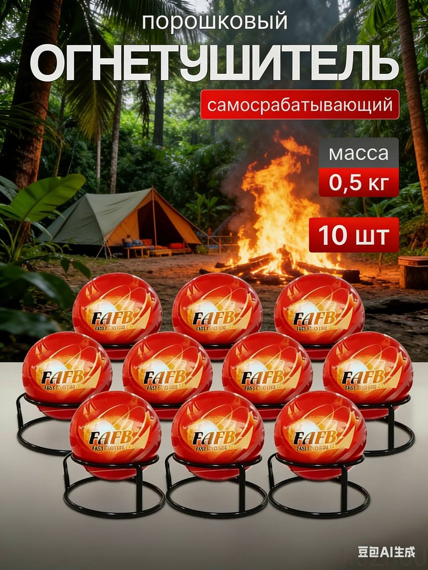 Автономное устройство пожаротушения