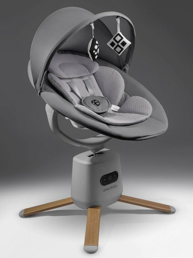 Качели детские Amarobaby Jolly swing серый (AB25-22JOLLY/1156)