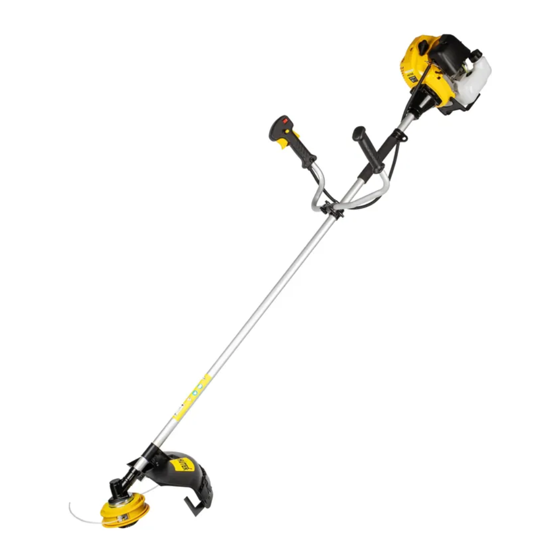 Триммер бензиновый (бензокоса) HUTER GGT-2450T (70/2/51), 2500 Вт / 3.4 л. с, 2-тактный, ранцевый ремень, желтый