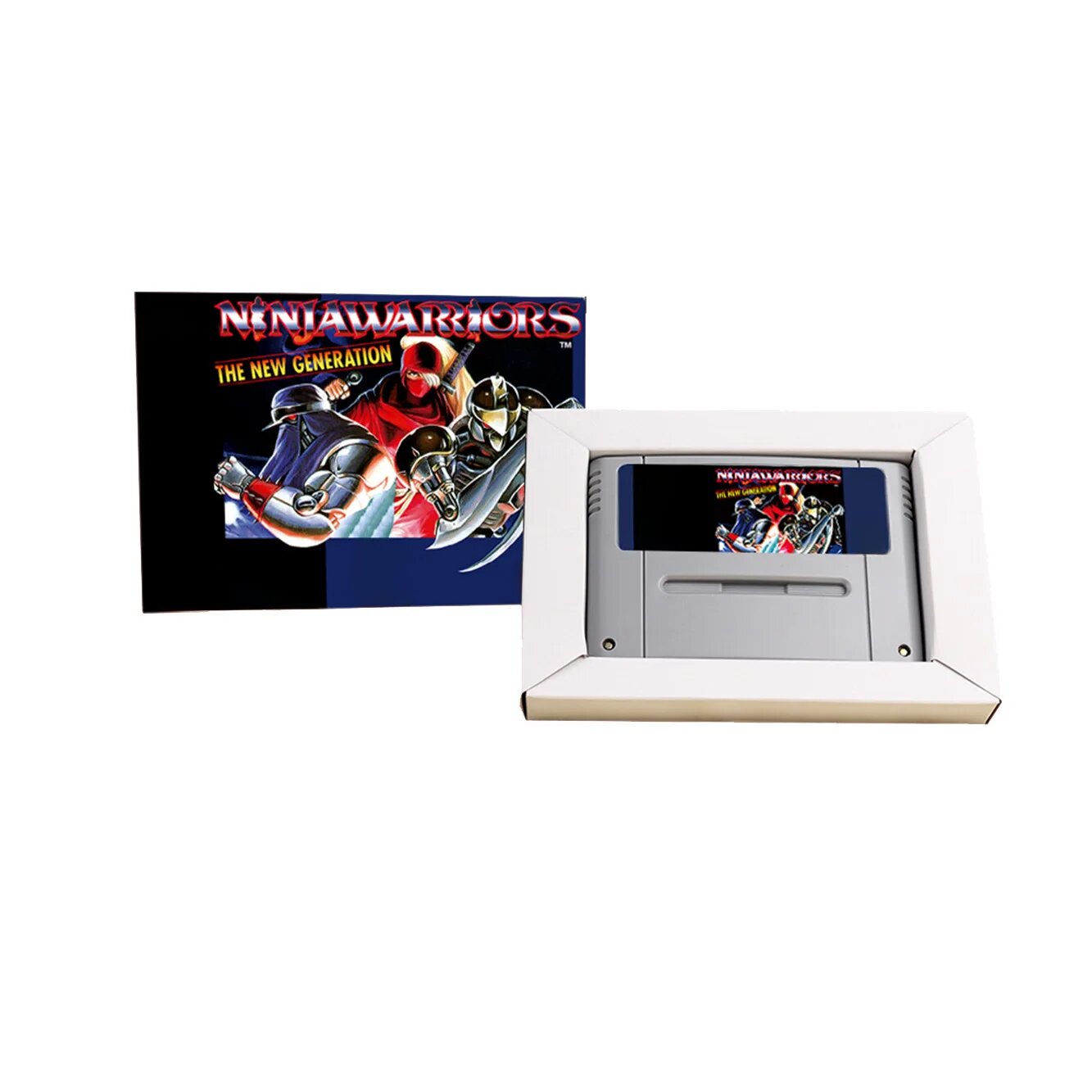 Ninja Warriors: The New Generation (SNES) EUR game with box