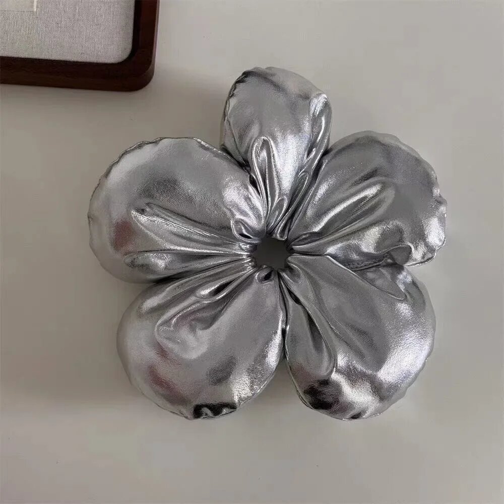 Серебряные резинки для волос