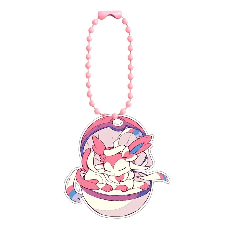Акриловая фигурка Pokemon Sylveon в шарике, розовый, 1шт