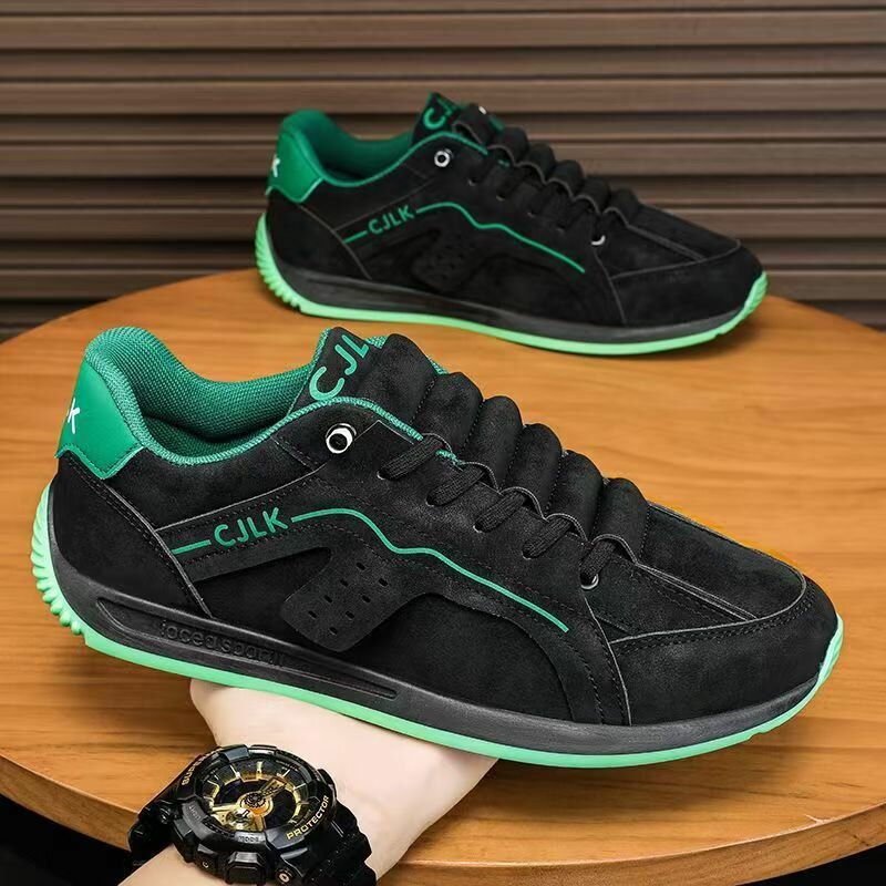 MOOCIE Новая мужская обувь, модная и удобная для весны и осени, спортивная и повседневная кроссовки, стильные кеды. EU:46