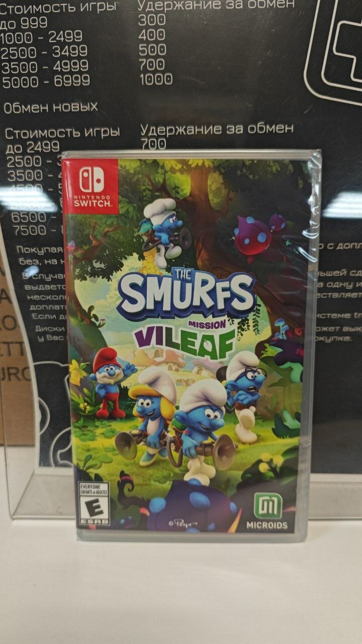 The Smurfs - Mission Vileaf [Nintendo Switch, русская версия](SPC)
