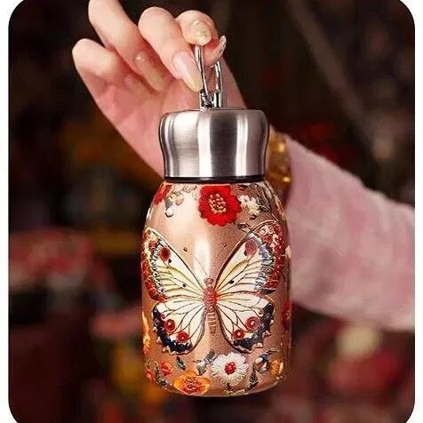 Термос Непроливайка, Можно мыть в посудомоечной машине, Крышка-чашка "Китайский шарм* легкая роскошная вакуумная колба", 0.31 л