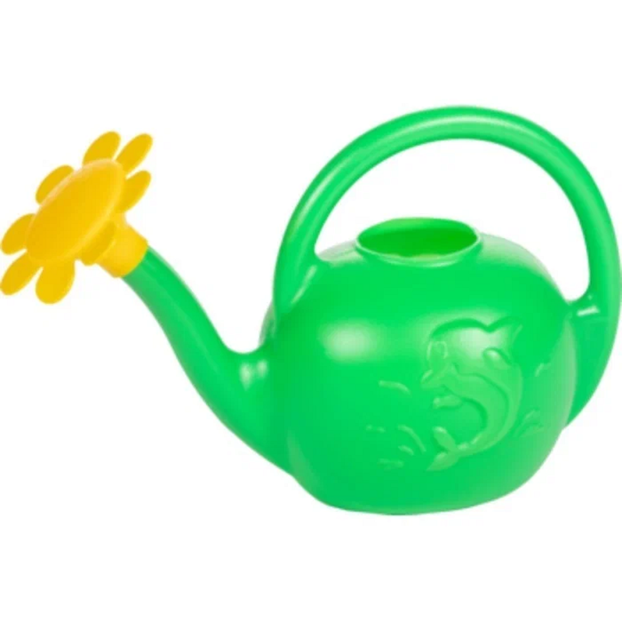 Лейка Ромашка, с рассеивателем, пластик, объем 1,5 л, зеленая
