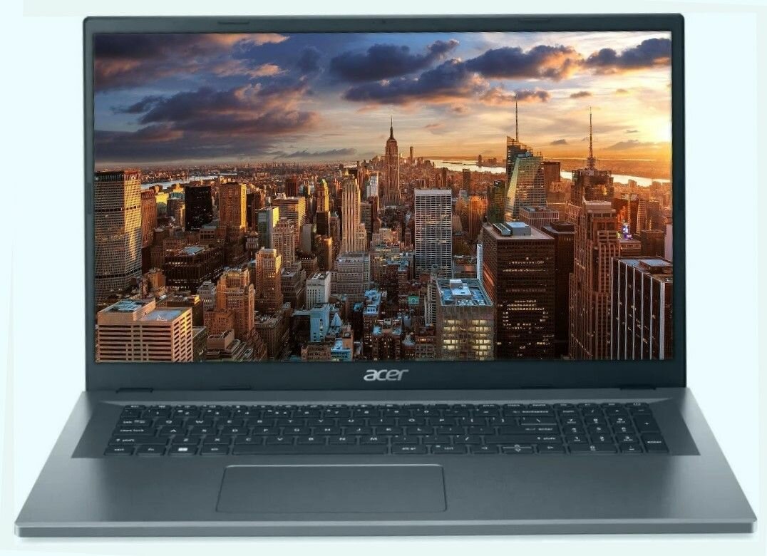 Ноутбук Acer Intel N-Series 3,1ГГц 4 ядер. 17,3' 1920x1080 Intel UHD Graphics Xe 24EUs Windows 11 Pro Русская раскладка