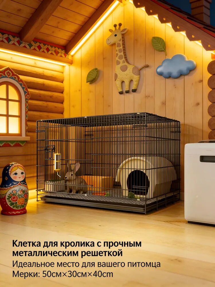 Многофункциональная клетка для домашних животных