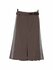 Юбка Sacai Belted panel skirt, размер 42, коричневый