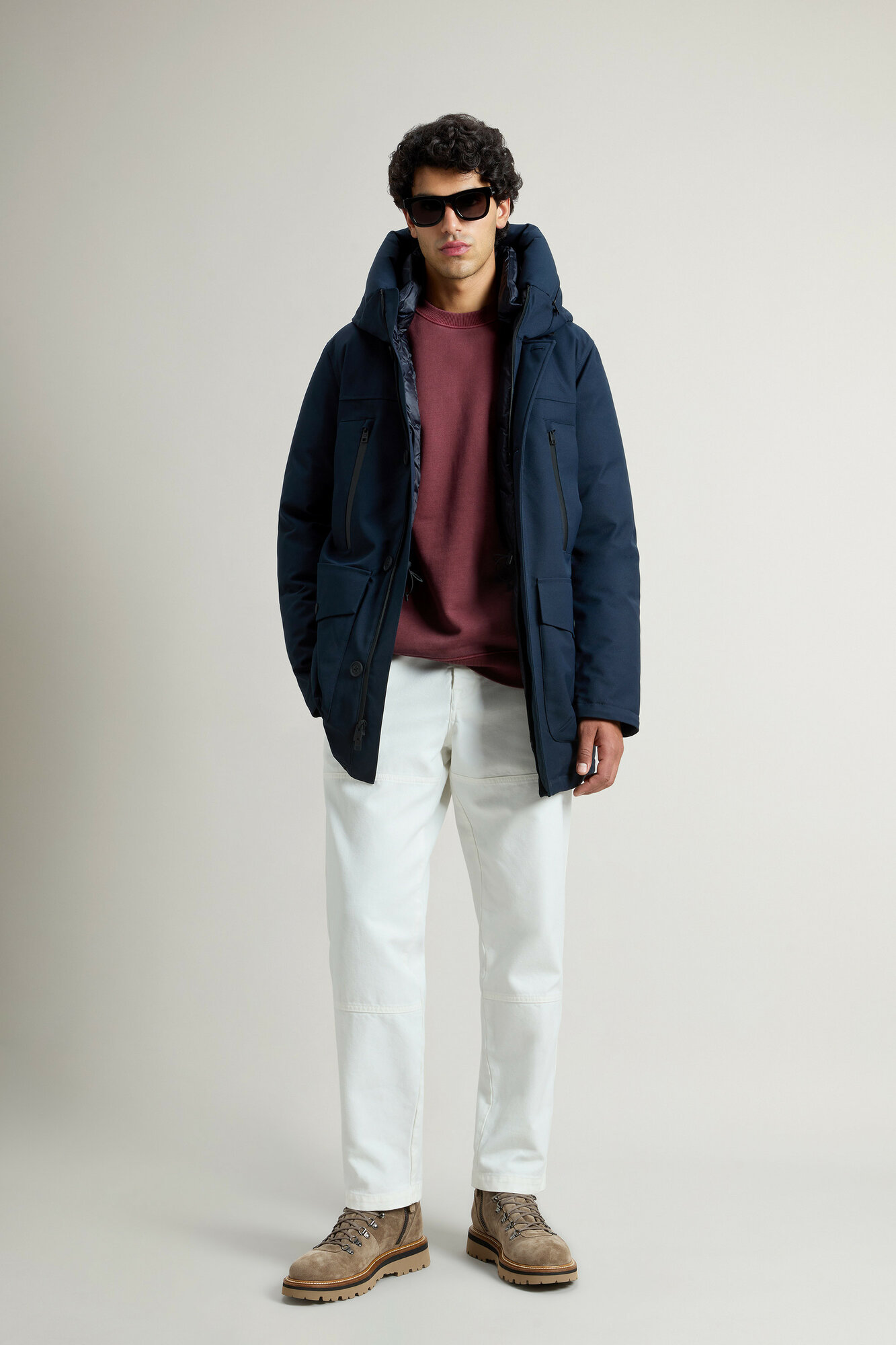 Парка Woolrich, размер XXL, синий — фото 1