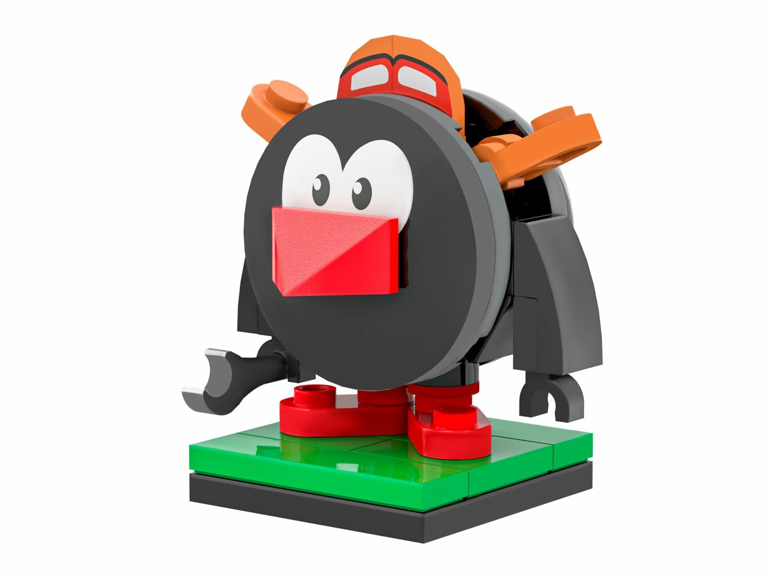 Конструктор Brick Labs Смешарики: Пин. AB-1511. 40 деталей