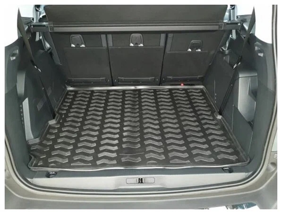 Peugeot 5008 (2017-) модельный коврик в багажник (5 мест. сложен 3 ряд)