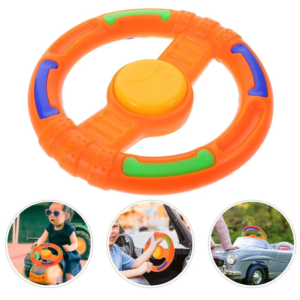 Пластиковый руля для игр в игровой комнате, игрушка для малышей и детей