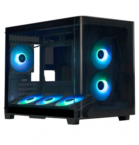 Корпус Xastra QR500M 6ARGB-FC-C6-UC, черный