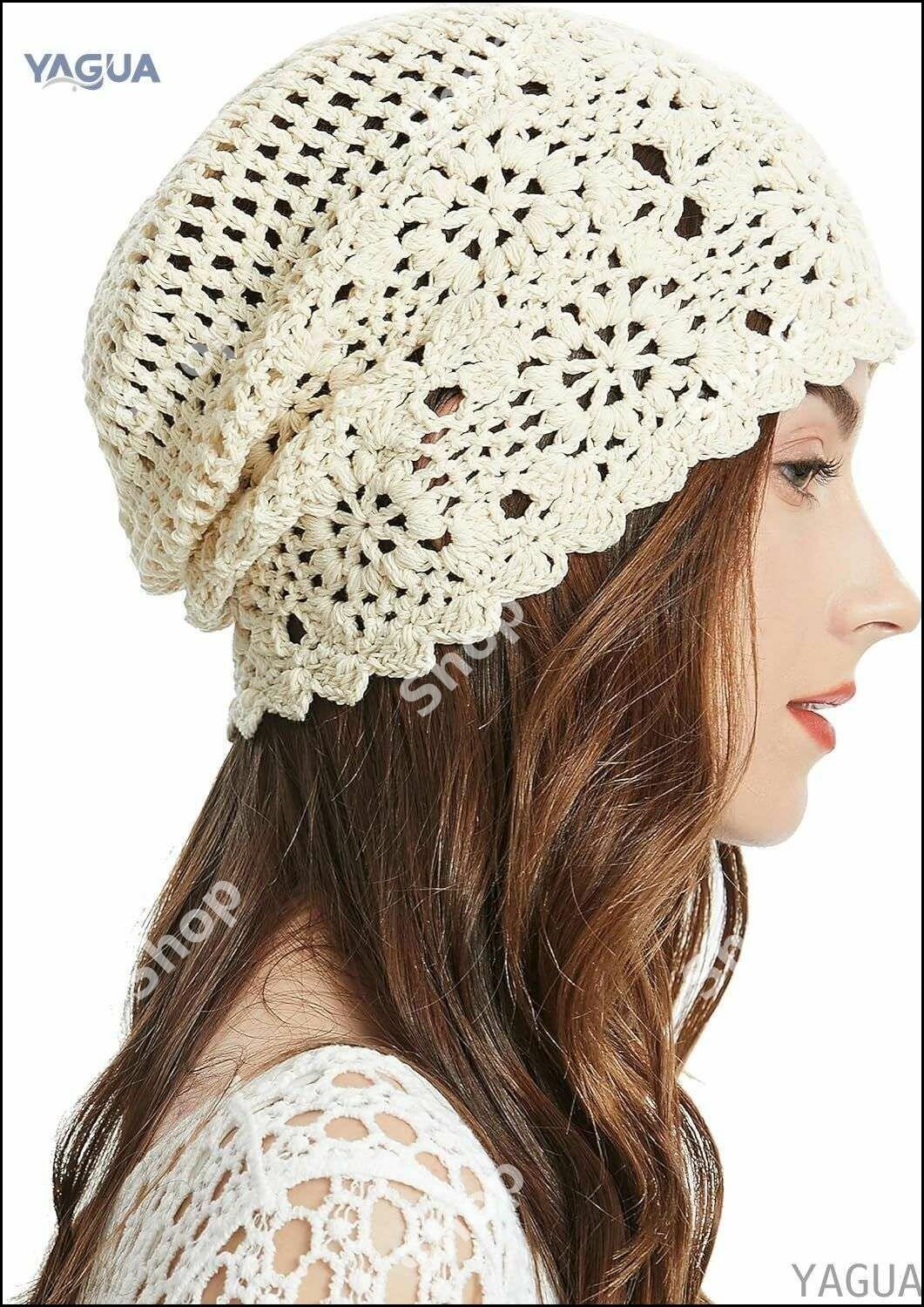 Полая вязаная шапочка, Подходит для лета, YAGUA