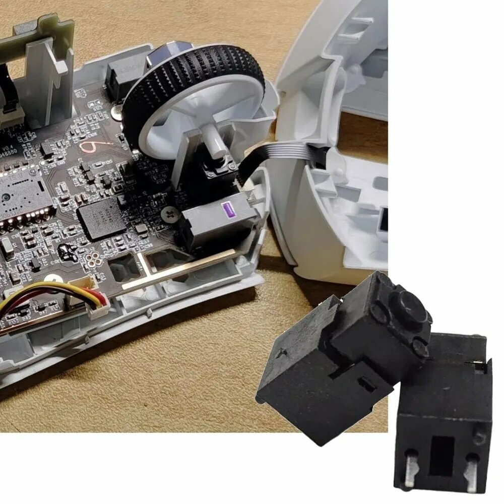 2 комплекта колесика прокрутки Kaihua 14mm Viper V3 PRO с микропереключателем направления средней кнопки мыши