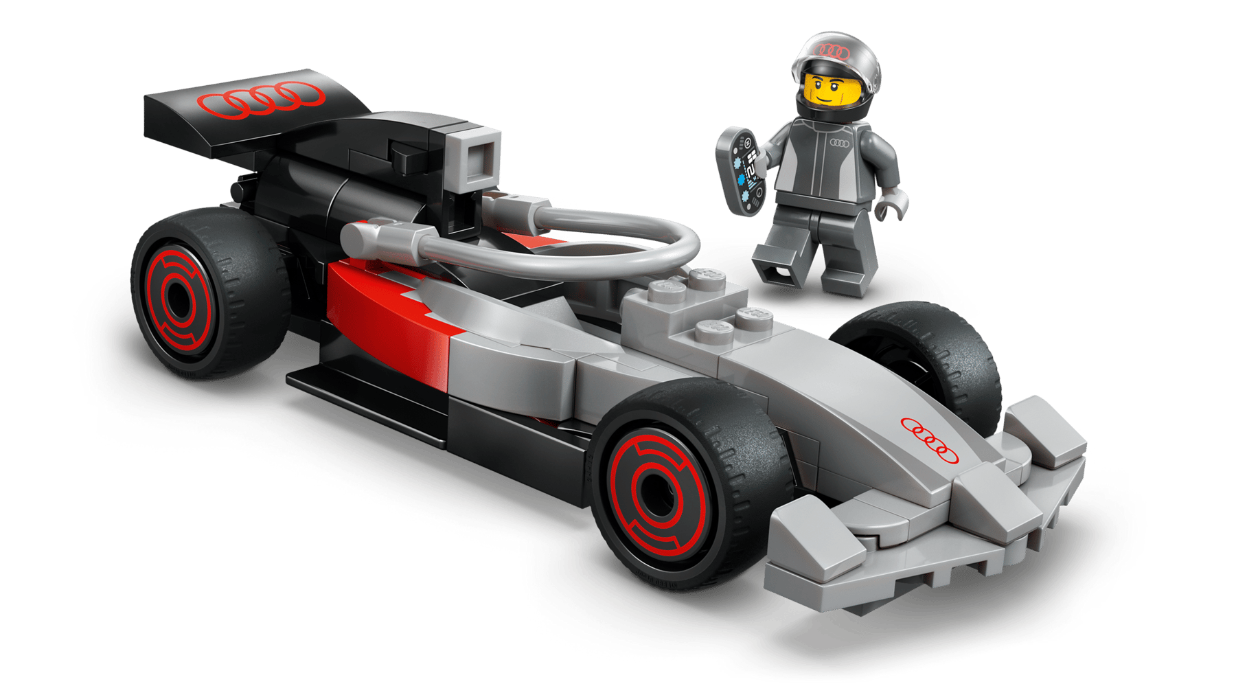 Конструктор LEGO City 60493 Выставочный грузовик F1 с автомобилем Audi, 508 дет. — фото 1