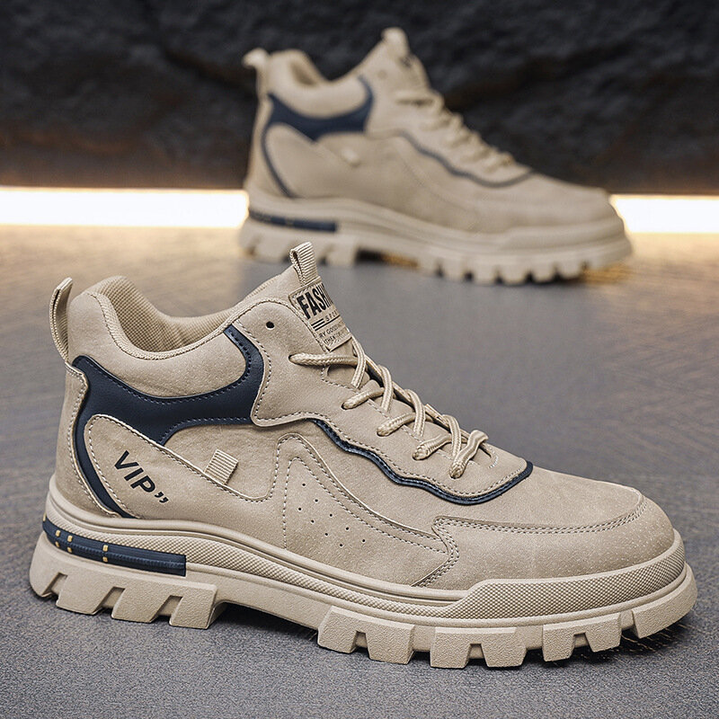 LUO Обувь мужская Осенняя для молодежи Панда доска обувь стиль британский/LD868 Khaki