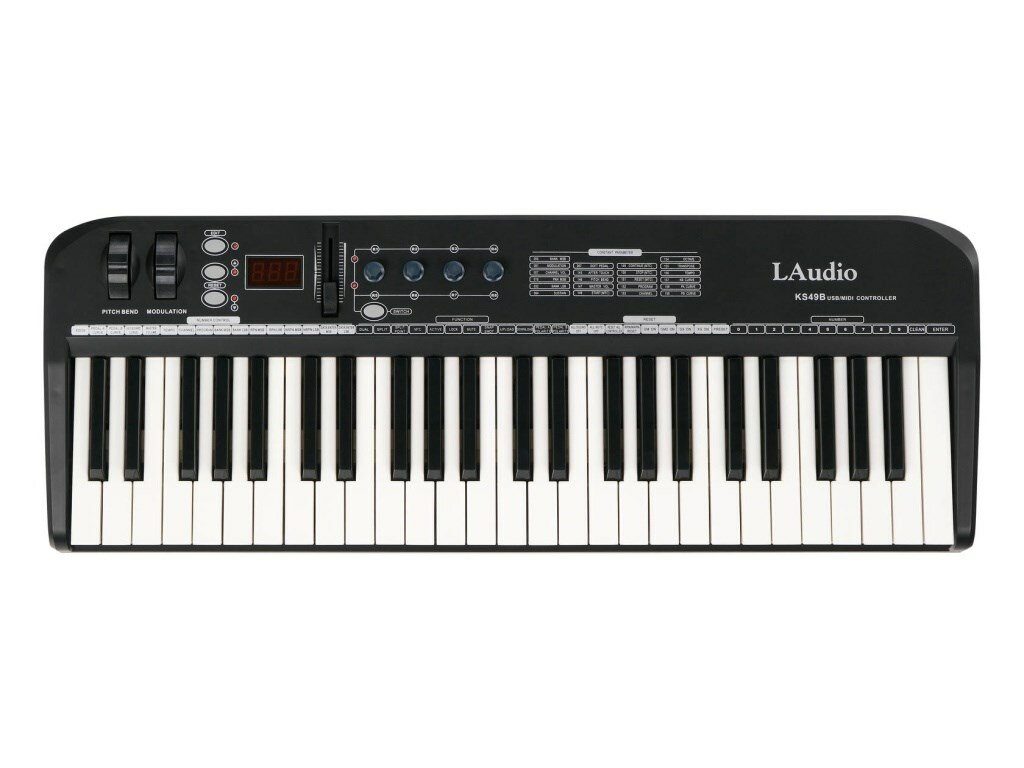 Laudio KS49B MIDI-контроллер, 49 клавиш