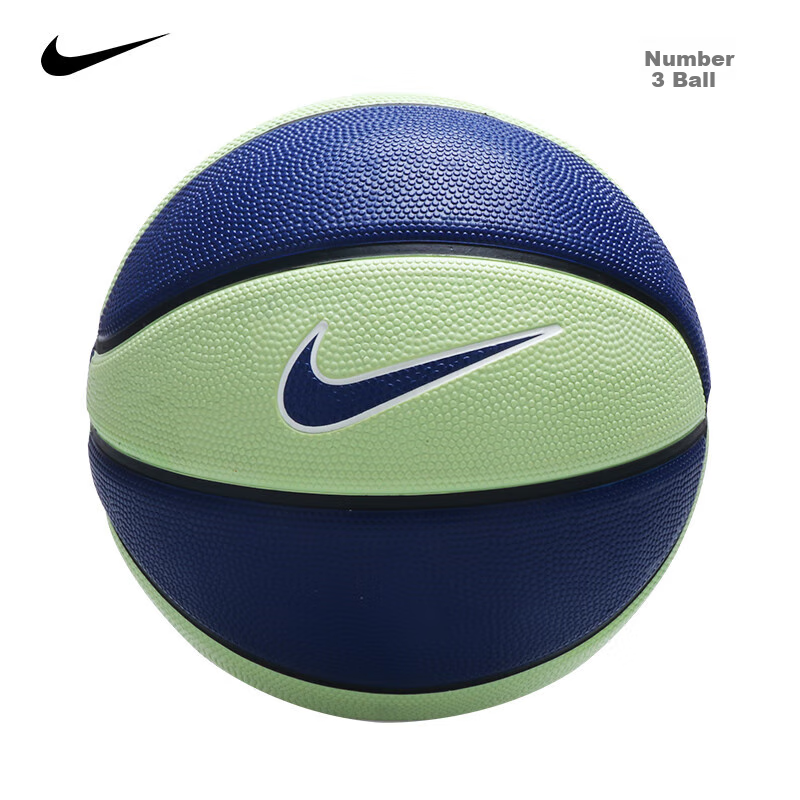 Баскетбол NIKE для дошкольников малый, нескользящая износостойкая резина, оттенок AJ серый, размер 3